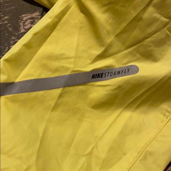 Nike | Jackets & Coats | Nike Stormfit Neon Yellow Rain Jacket | Poshmark